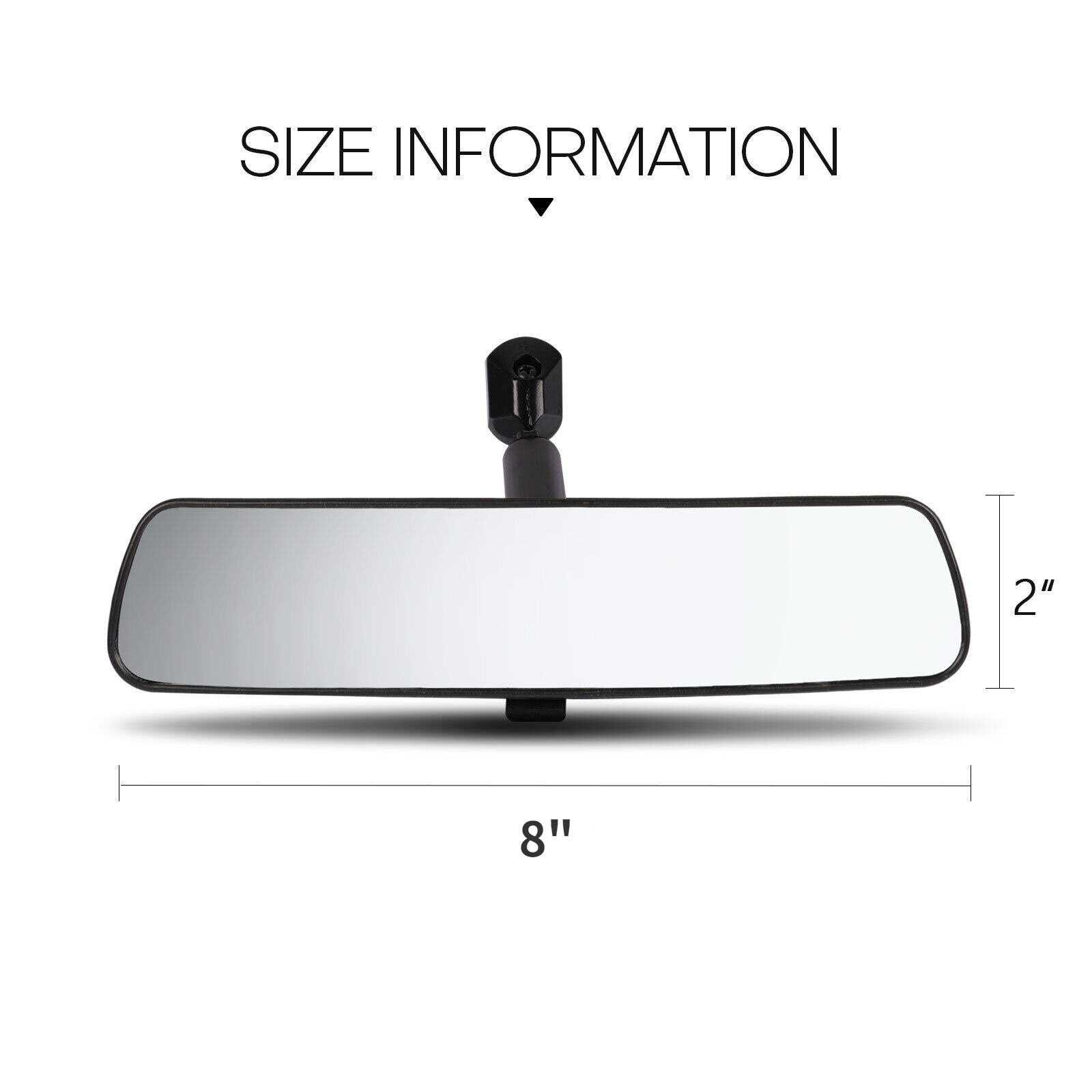 Universal Inner Inside Interior 8 Inch Rearview Rear View Mirror Kit | eBay