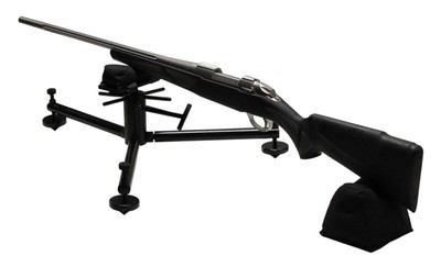 NEW Range Shooting Bench Rest with Front & Rear Bag - Rifle Gun Steel ...