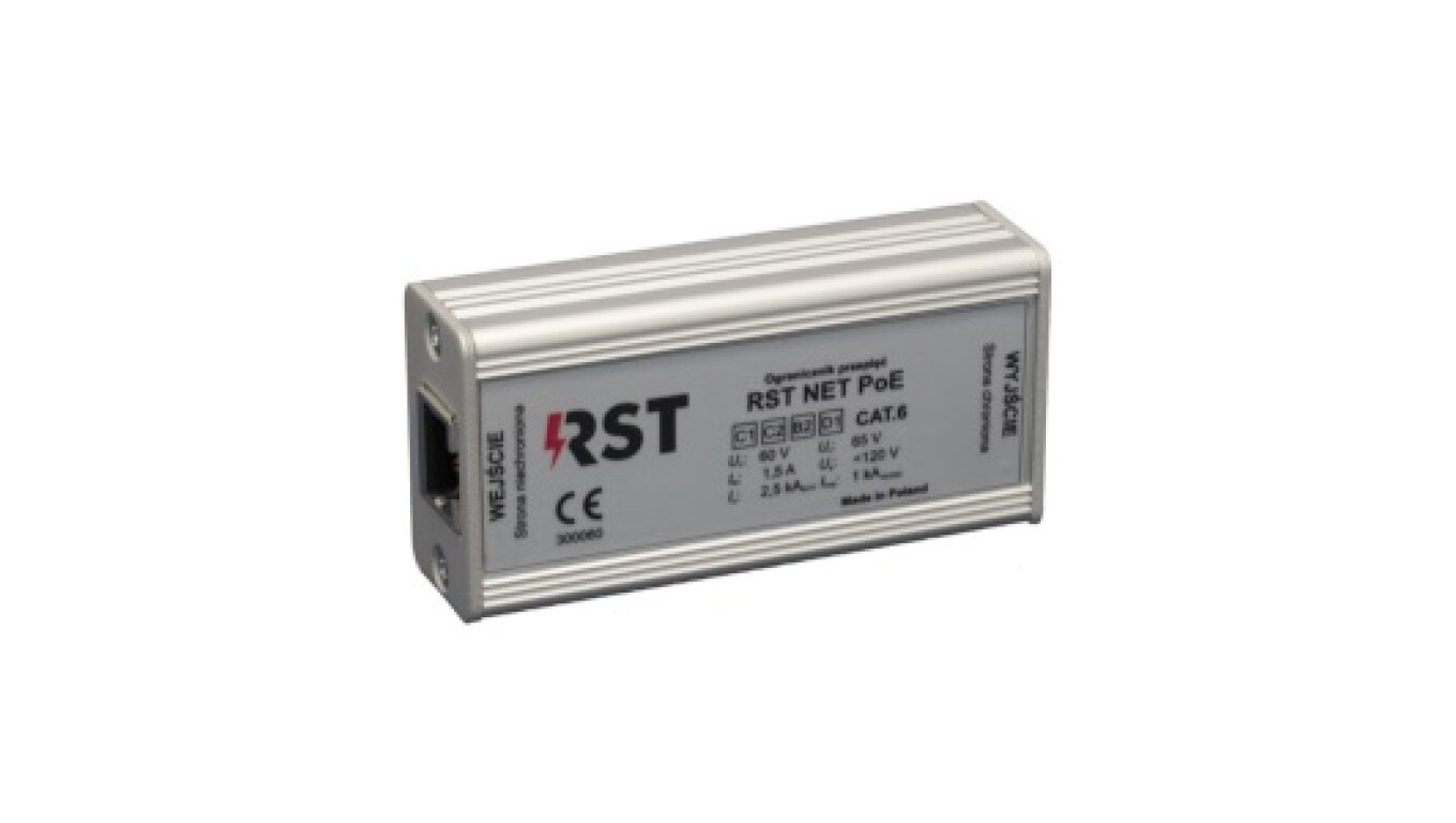 Surge arrester for 1Gb LAN network protection, RST NET PoE 300 060 ...