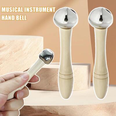 2pcs Musical Instrument Single Jingle Bell Hand Shake Bell Vertical ...