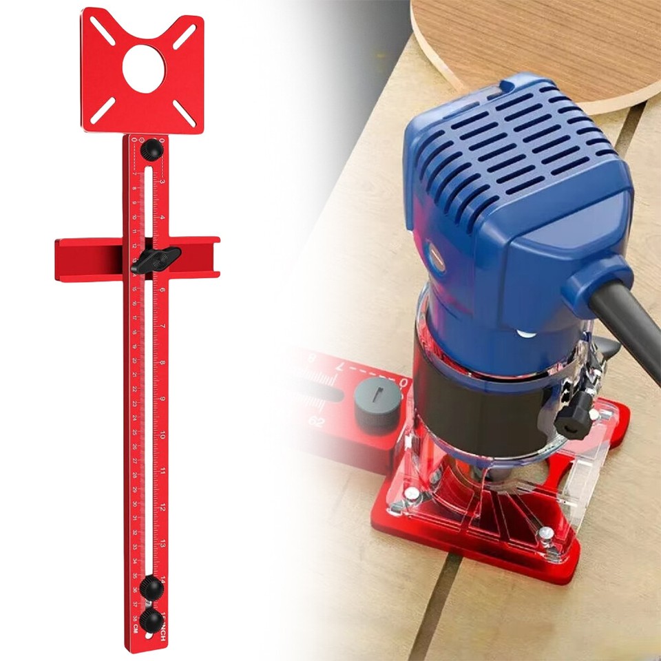 4 in 1 Aluminum Alloy Router Milling Groove Bracket for Woodworking ...