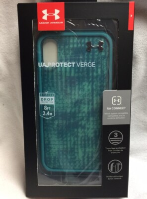 Under Armour UA Verge Hard Case for iPhone X & iPhone Xs Ink Spot Teal ...