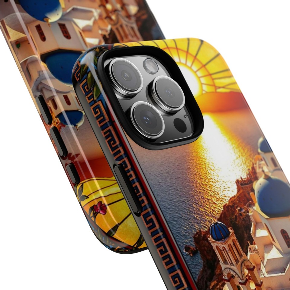 Breathtaking Santorini Greece Sunset Phone Case for Iphone and Samsung ...