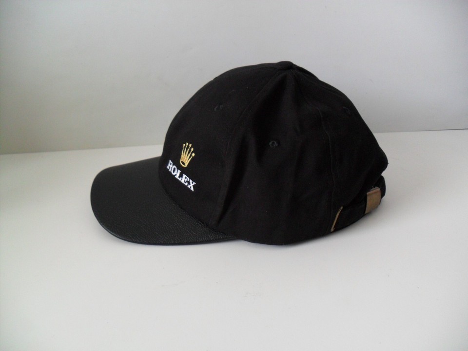 Rolex Hat Gold Crown Logo - Vegan Leather Bill - Very Nice Brand New ...