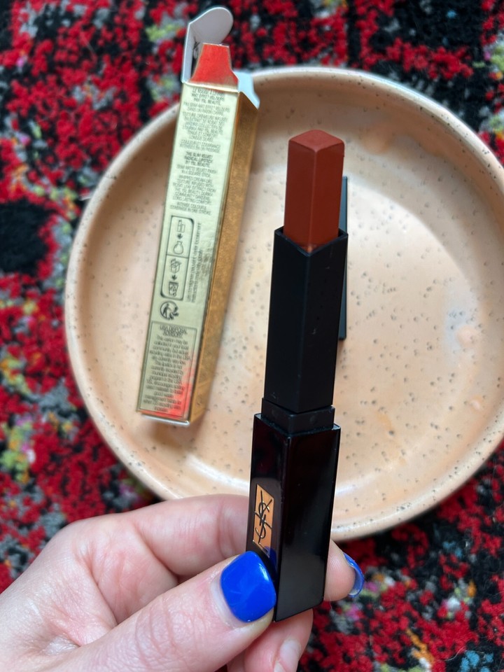 YSL Slim Velvet Radical Lipstick 313 Irreverent Cinnamon | eBay