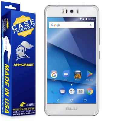 [2-Pack] ArmorSuit MilitaryShield BLU R2 Plus Case Friendly Screen ...