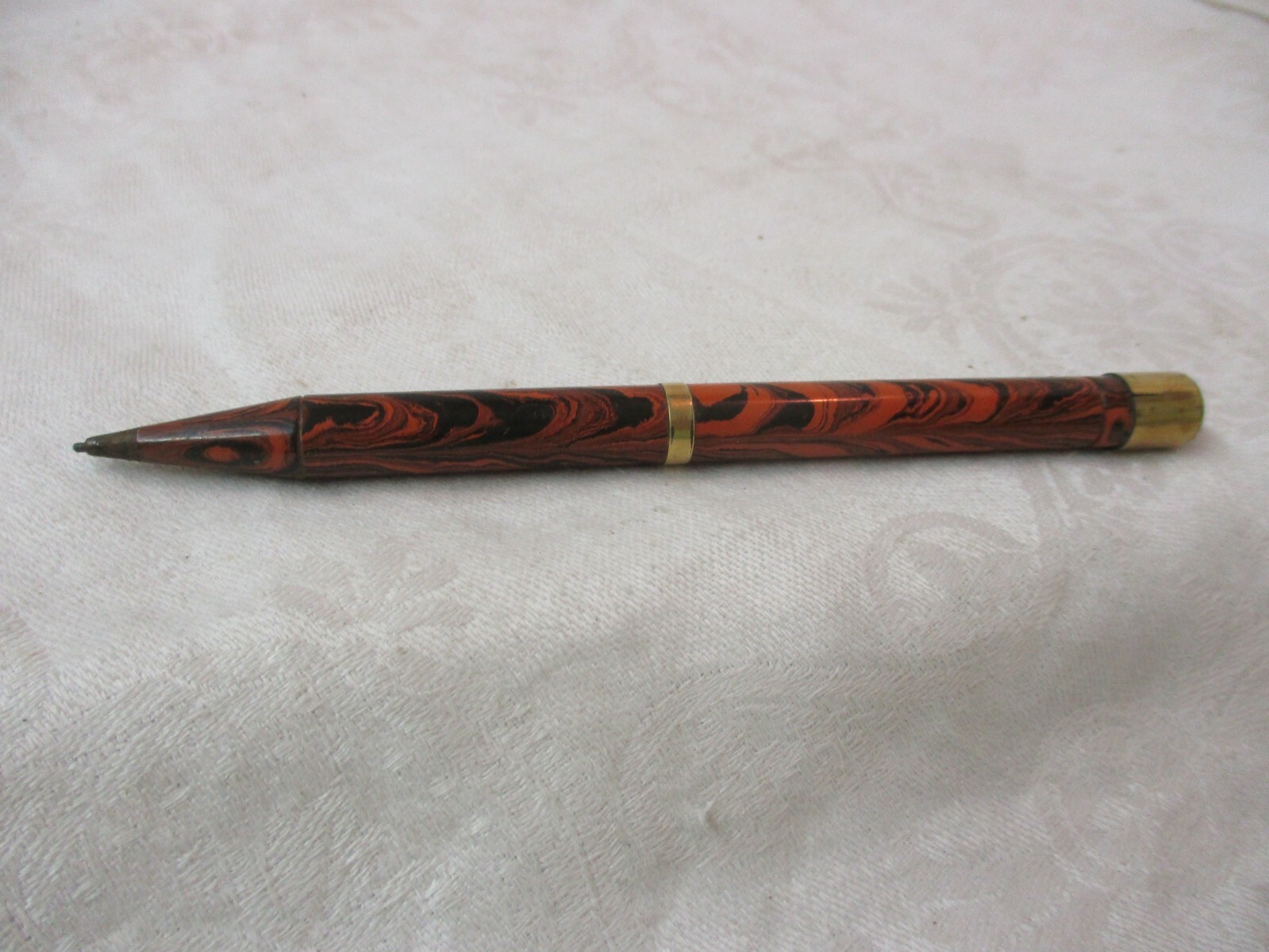 Vintage Waterman's Ideal red/brow ripple Mechanical Pencil | eBay