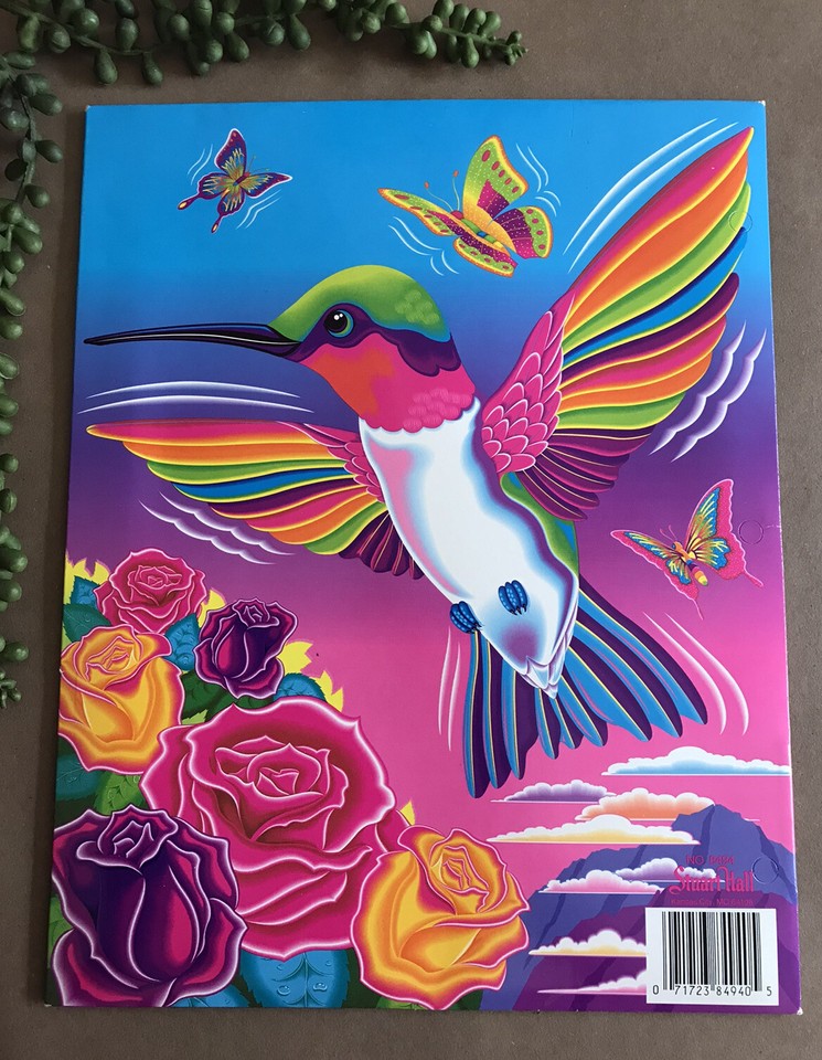 90s Vintage Lisa Frank Trends Dashly Hummingbird Folder Portfolio RARE ...