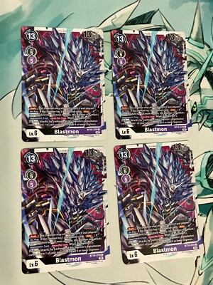 4x Blastmon BT10-070 U (Playset) Digimon CCG | Xros Encounter Near Mint English | eBay