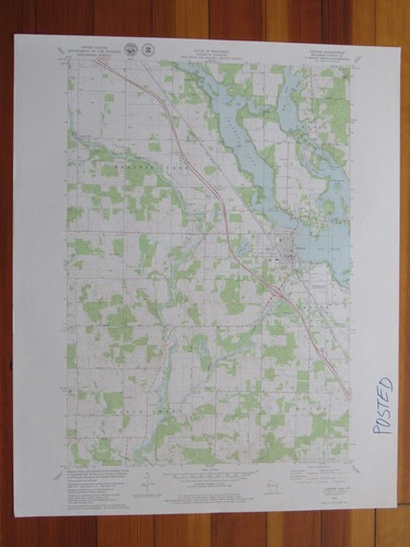Chetek Wisconsin 1979 Original Vintage USGS Topo Map | eBay