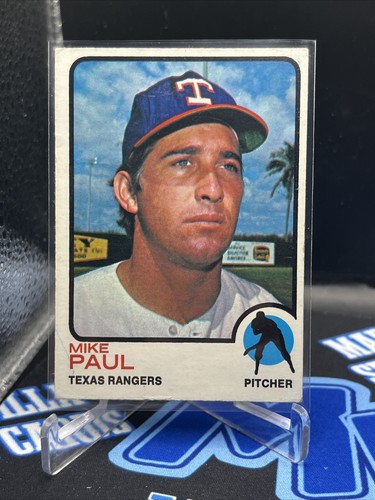 1973 Topps Baseball Mike Paul Card #58 Texas Rangers VG+ (A) | eBay