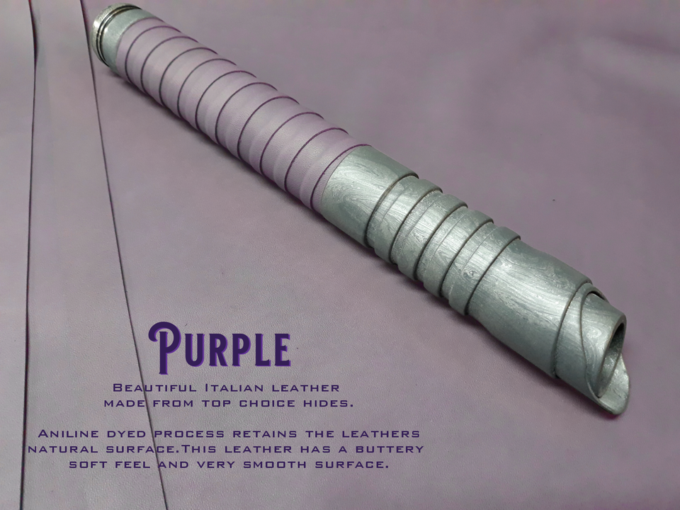 LEATHER WRAPS GENUINE COWHIDE 4FT. LIGHT SABER HILT WRAP, AXE, KNIFE ...