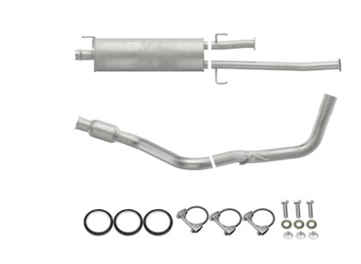 2010-2021 Toyota Tundra 4.6L 5.7L 145"WB Muffler With Tail Pipe Fits: 2010-2019 Toyota Tundra 4 ...