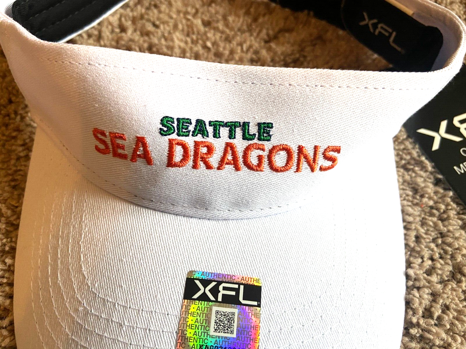 XFL Seattle Sea Dragons Visor Hat Football Official Merchandise NEW | eBay
