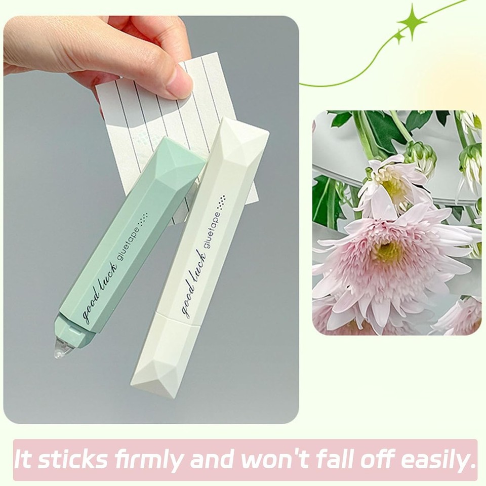 Double Sided Tape Pens,Double Sided Glue Pen for Wrapping Paper/Craft ...