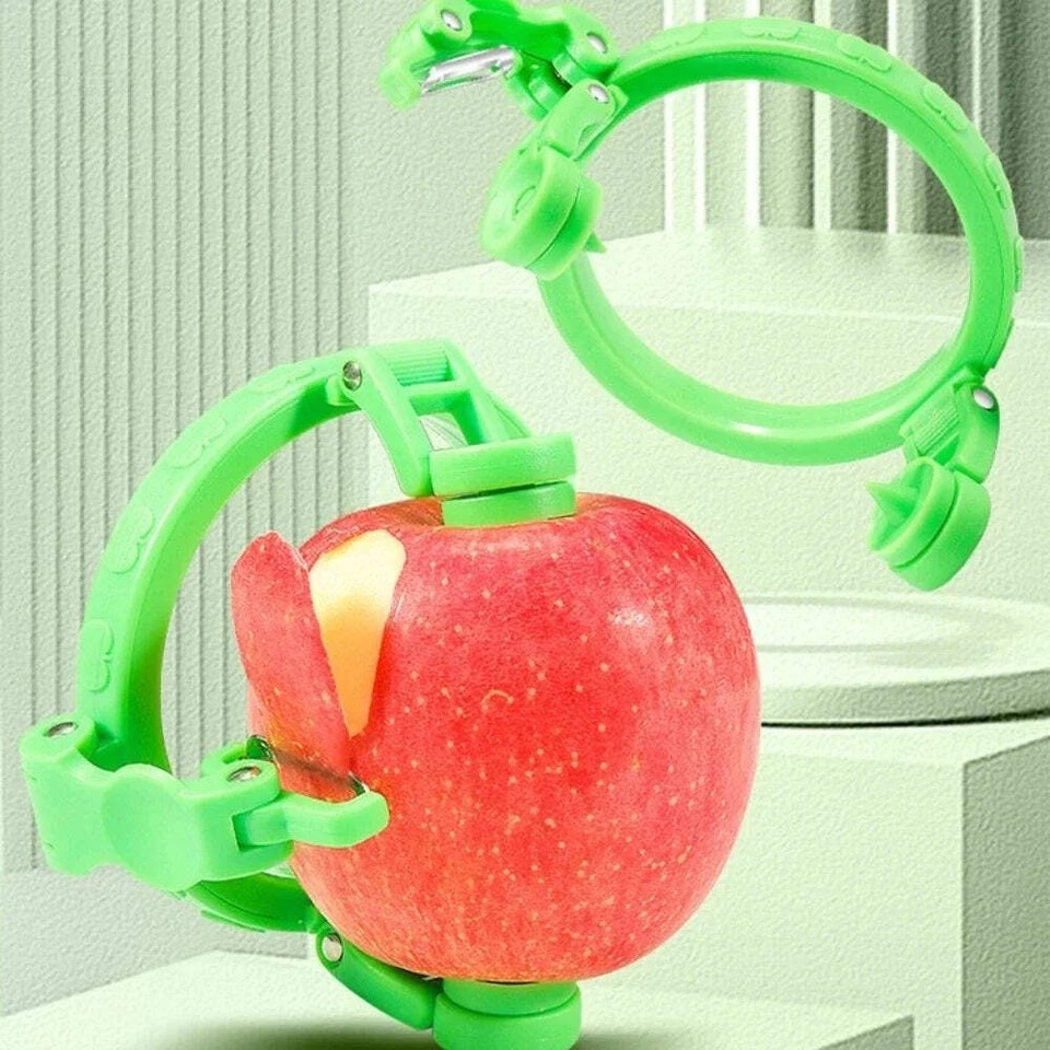 Handheld Rotating Peeler Kitchen Gadget for Apple Pear Potato Fruit ...