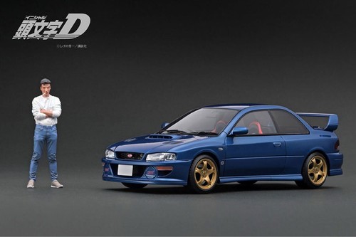IG3538 1 18 INITIAL D SUBARU Impreza WRX type R STi With Mr.Bunta ...