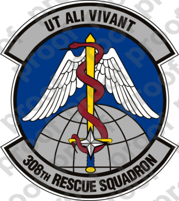 STICKER USAF 308th Rescue Squadron | eBay