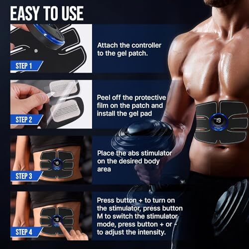 Abs Muscle -Portable Toner - Trainer Workout Equipment for Men Woman ...
