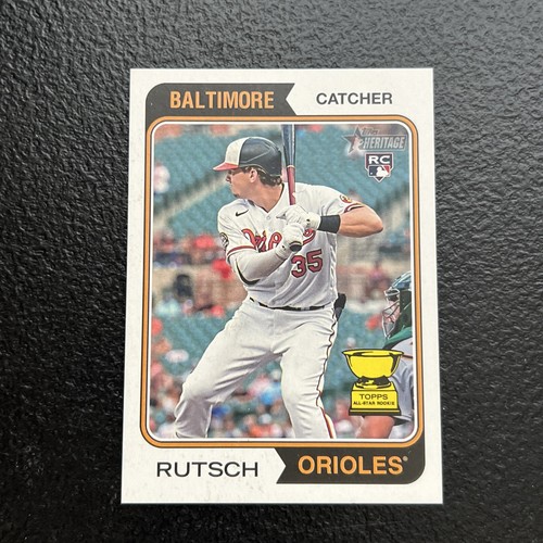 Adley Rutschman 2023 Topps Heritage Nickname Rookie RC SP Card 7 ...