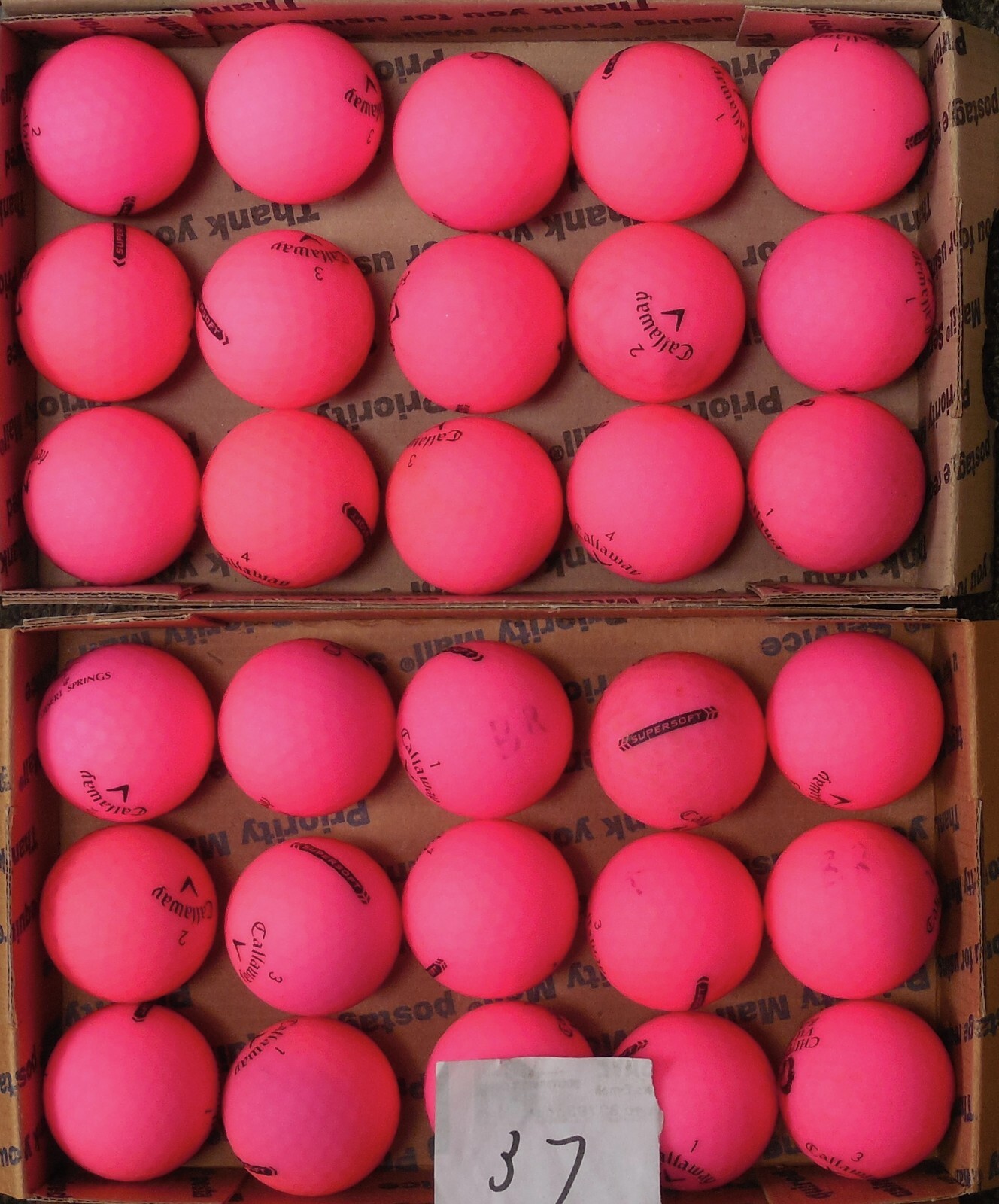 LADIES PINK 30 NEAR MINT CALLAWAY SUPERSOFT BEAUTIFUL MATTE PINK GOLF ...