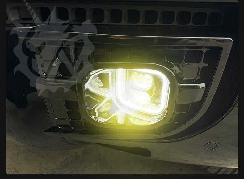Fits for Defender 2020-2026 Front Yellow LED Fog Light Driving Lamp ...