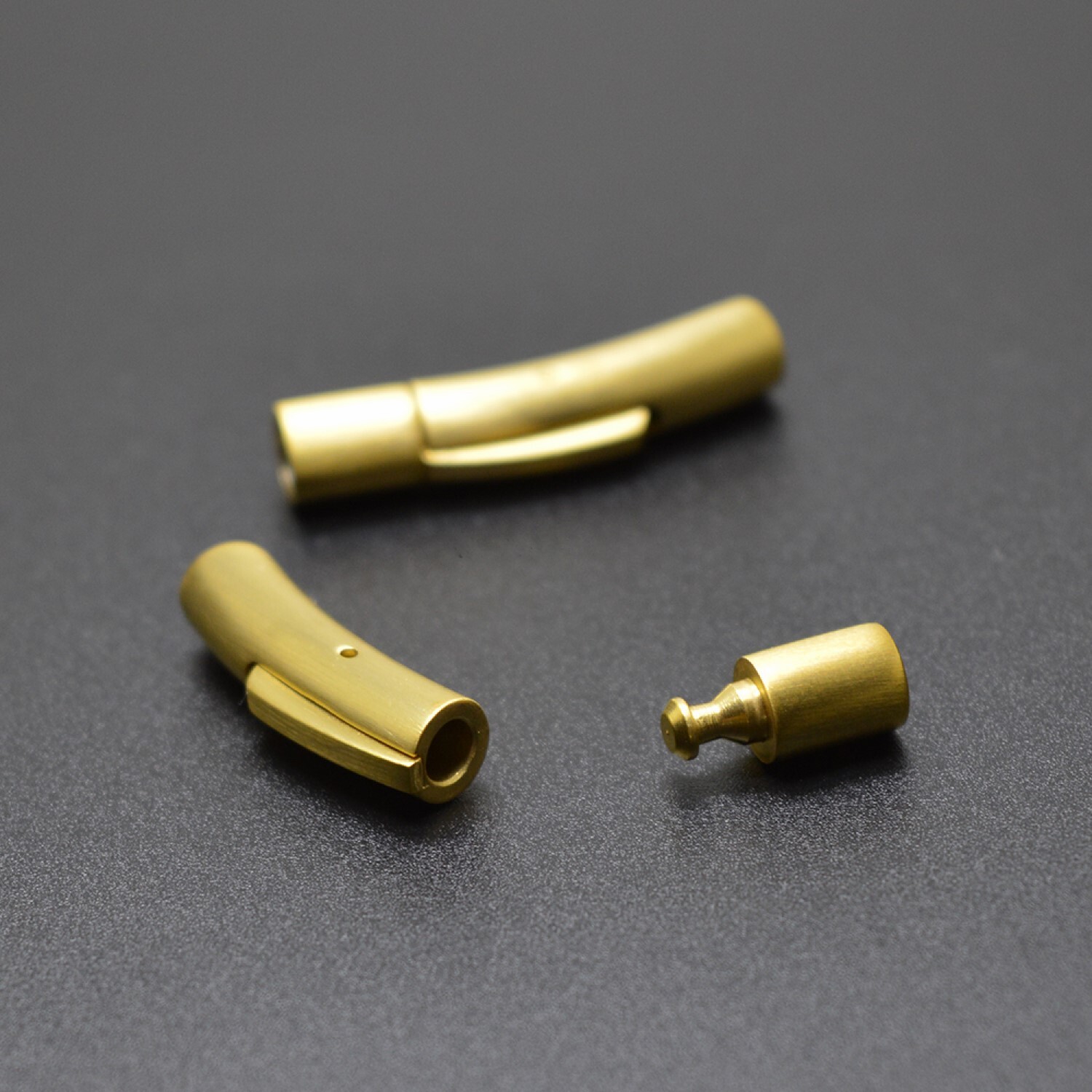 6mm Hole Curved Integral Clasp, Stainless Steel Push-lock Connector for ...
