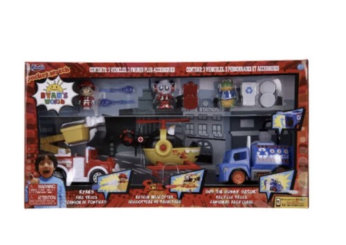Ryan’s World Fire Truck PANDA RESCUE HELICOPTER, Gus The Gator | eBay