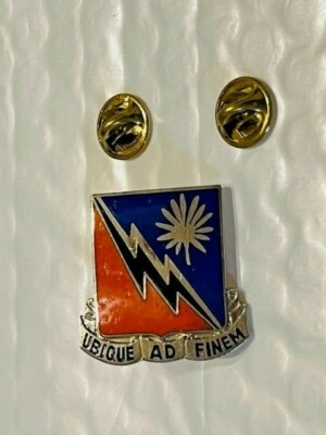 US Military 151st Signal Battalion Insignia Pin - Ubique Ad Finem | eBay