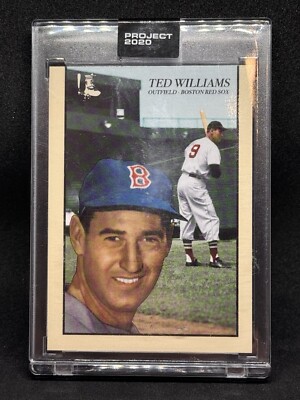 Ted Williams Topps Project 2020 #90 Designed By Oldmanalan - Red Sox | eBay
