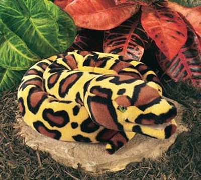 NEW PLUSH SOFT TOY 77612 Cuddlekins Burmese Python With Sound SFX 130cm ...