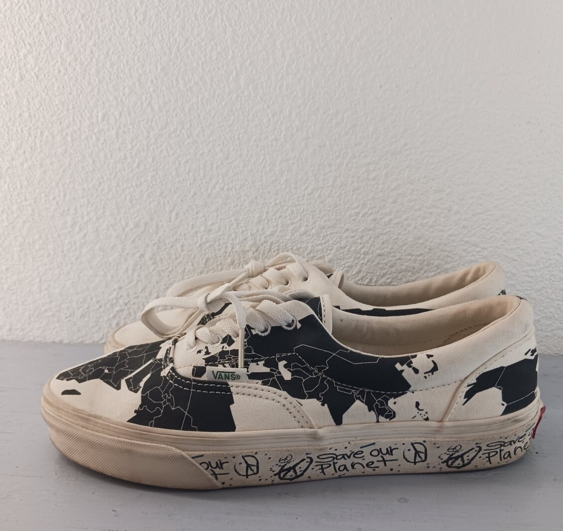 Vans 721278 Save Our Planet World Map Off The Wall Lo… - Gem