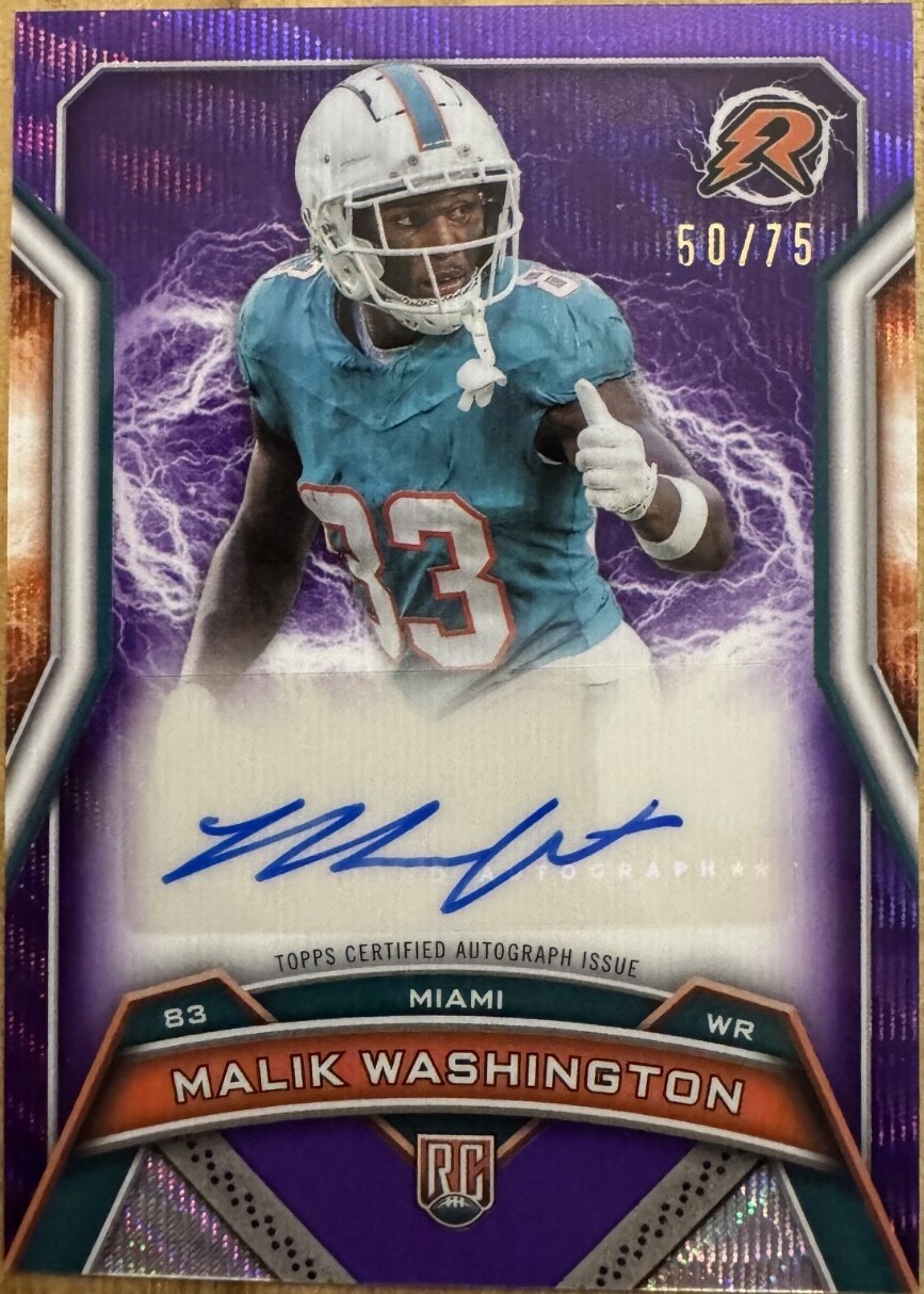 2024 Topps Resurgence - Resurgence Rookie Signatures Malik Washington # ...