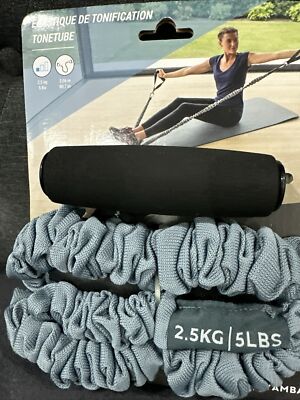 Decathlon Nyamba Tonetube 2.5 Kg 5lbs Brand New Exercise Stretch Bands ...