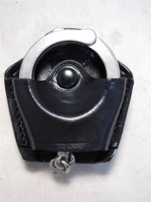 B820 G&G Paddle Leather Detective Concealment Quick Release Handcuff ...