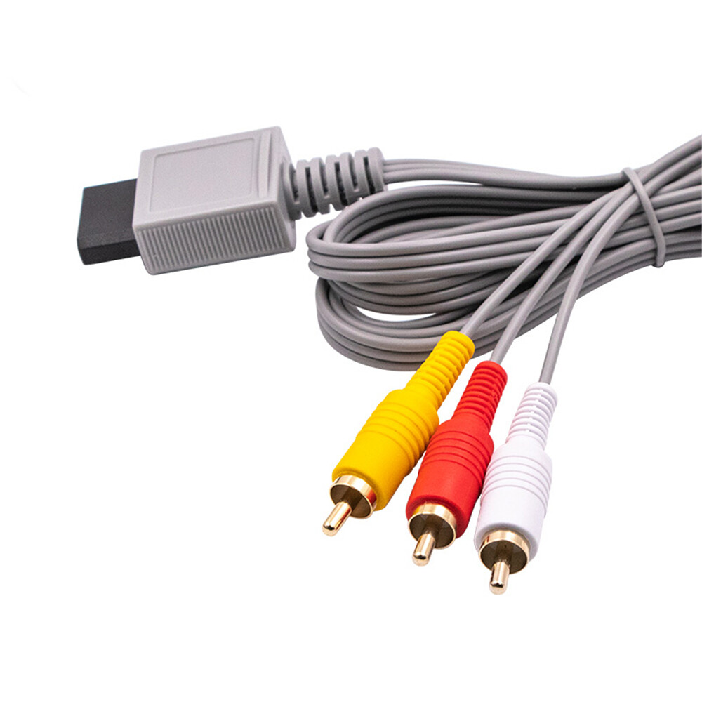 Audio Video RCA AV Cable TV Cord for Nintendo Wii/Wii U/Wii mini ...