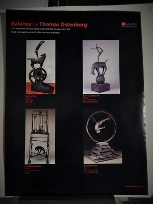 THOMAS OSTENBERG ART PIECES ORIG VTG 2008 ADVERTISEMENT, | eBay