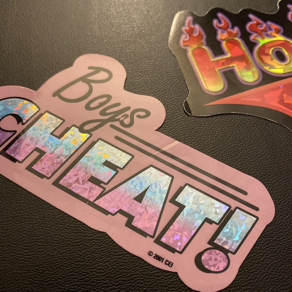 Vintage Y2K Girl Vending Machine Collectible Stickers lot of (9) Hottie ...