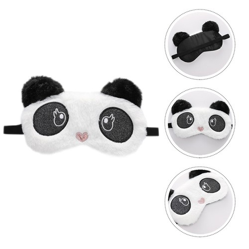 1 Pc Creative Eye Patch Plush Shading Patch Cartoon Snap Eye Mask ...