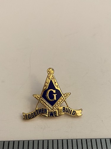 Masonic Together We Build Lapel Pin P21 | eBay