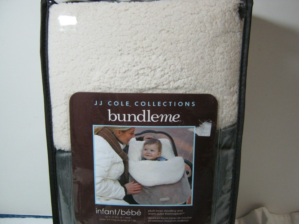 NEW JJ Cole Bundle Me Infant Gray Graphite Stroller/CarSeat Cover ECU ...