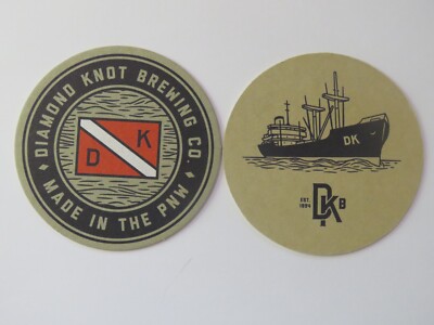 BEER COASTER: DIAMOND KNOT Brewing ~ Made in the PNW = Washington State ...