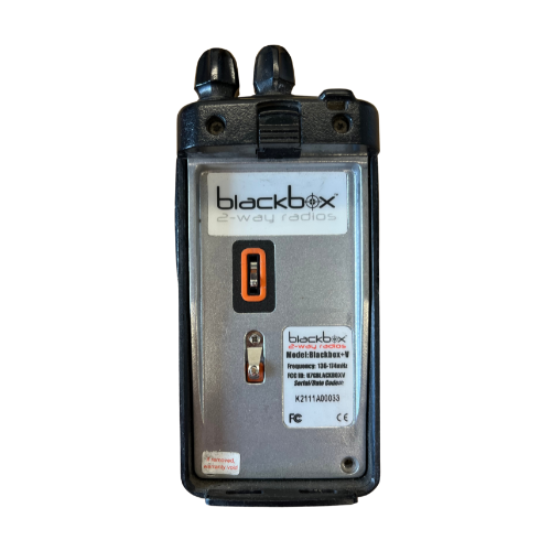 2 Pack of Used Blackbox+V VHF 136-174 MHz 16 channels 5W Two-Way Radios ...
