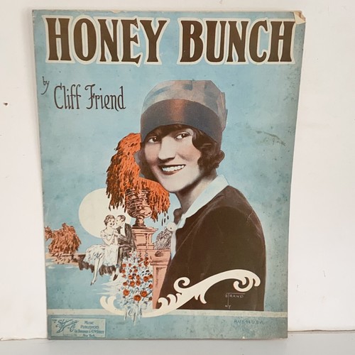 Vintage 1926 Honey Bunch Sheet Music by Cliff Friend | eBay