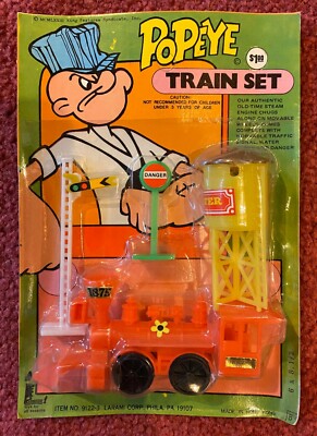 Vintage Popeye Train Set - Larami Toys 1973 - Hong Kong | eBay