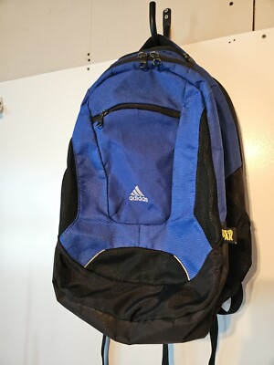 Adidas Blue Fresh pak Load Spring Backpack Book Bag Clima Cool Large ...