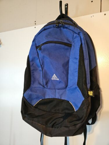 Adidas Blue Fresh pak Load Spring Backpack Book Bag Clima Cool Large ...
