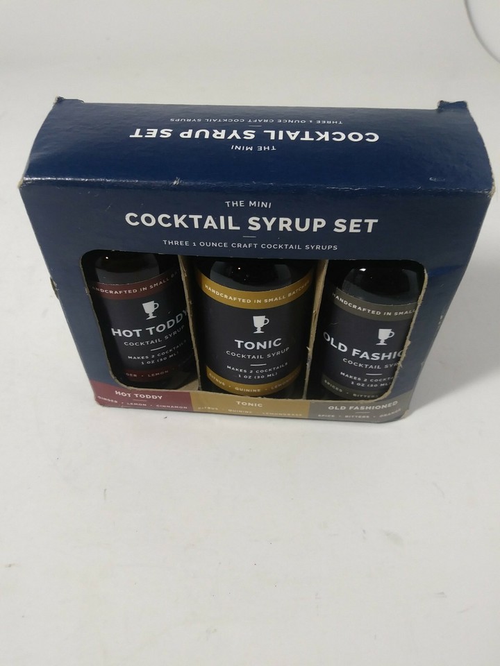 The Mini Cocktail Syrup Set Three 1 Ounce ccraft Cocktail Syrups | eBay