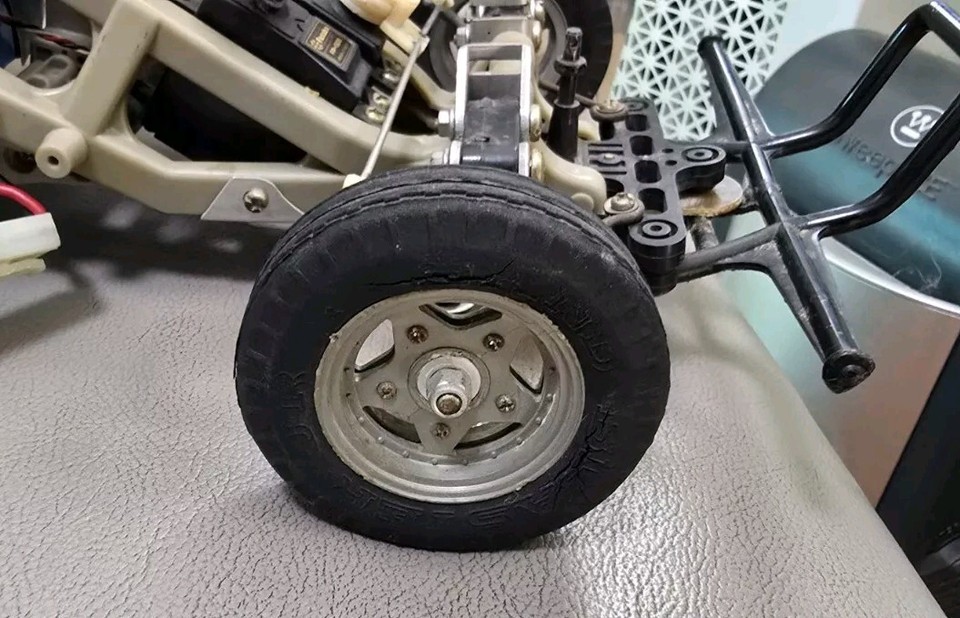 RARE! Vintage Tamiya RC Frog Buggy 1/10 Rolling Chassis Radio Control ...