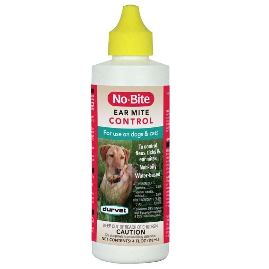 No Bite Ear Mite Control for Dogs & Cats 4oz by Durvet | eBay
